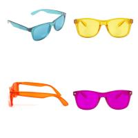 China Light Therapy Glasses Colors Party Favor Supplies Unisex Sunglasses Relax Glasses for sale