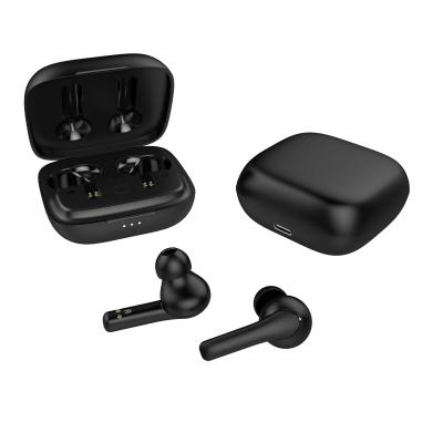 China Black Bluetooth 5.0 Headphones PAU1623 Wireless TWS Earphone 40mAh for sale