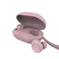 China Active Noise Cancellation Mini Pink Bluetooth TWS Earphone 43mAh for sale