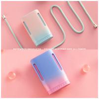 China 1100mAh Bladeless Hands Free Portable Neck Fan Wireless Neckband Mini Fan for sale