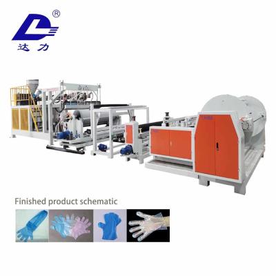 China Disposable Glove Film and Glove Making Production Line 120-340 pcs per Minute for sale