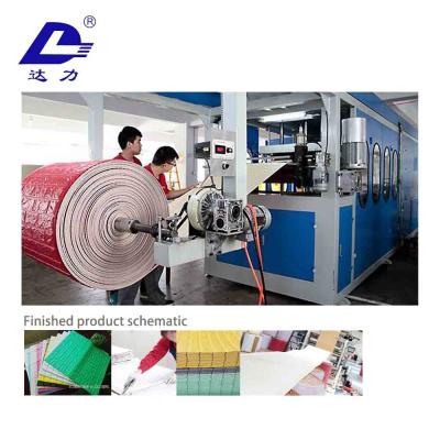 China 3D Wall Brick Production Line XPE Foam Lamination Mould Press 1200mm for sale