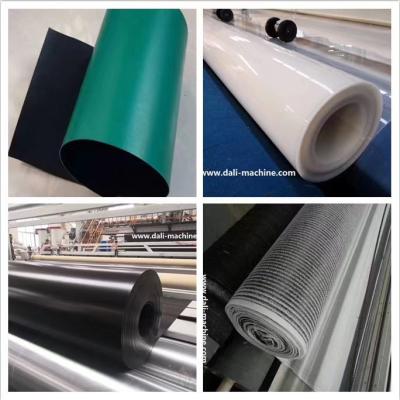 China 4300mm HDPE LDPE Geomembrane Extrusion Line 0.1-3.0mm Thickness for sale
