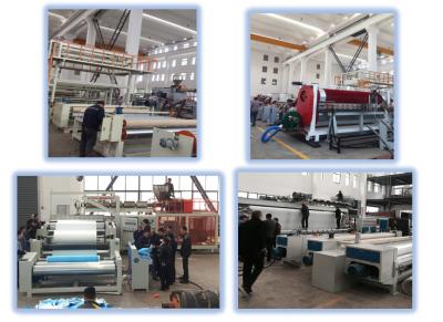 China 2500mm Three Layer Co Extrusion Cast Film Machine for LLDPE LDPE Stretch Film 200m/min for sale