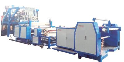 China Breathable CPE Cast Film Extrusion Machine 500mm Winding 80kg/h for Disposable Gloves for sale