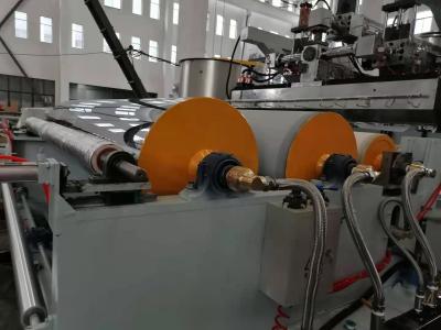 China CPE TPE Co Extrusion Cast Line 2200mm Stretch Film Cast Extrusion Machine 150m/min for sale