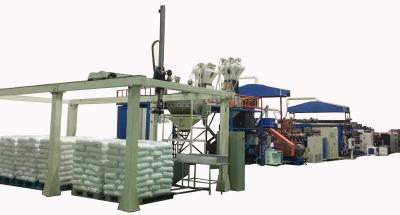 China HDPE Drainage Sheet Making Machine 1000mm Width Polyester Extrusion Line for sale