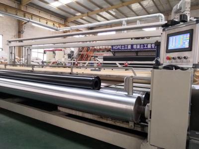China HDPE LDPE Geomembrane Extrusion Line 0.1-3.0mm Thickness for Geosynthetics for sale