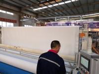 China 7300mm HDPE PP Hollow Sheet Extrusion Line for Geomembrane Production 0.1-3.0mm for sale
