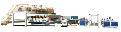 China Waterproof Geomembrane Making Machine Double Screw Extruder 0.1-3.0mm 2300-9300mm T-Die for sale