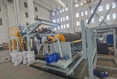China CPE TPE Glove Cast Film Extrusion Machine 150kg/h 1800mm Working Width for sale