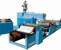 China 0.1mm Elastomer PVC Sheet Extruder Coating Lamination Machine for 3D Wall Brick Production for sale