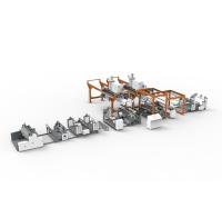 China Extrusion Coating Line For Sheet Film On PP Woven Fabric for sale