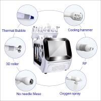 China 6 In 1 Hydrogen Oxygen Bubble Facial Beauty Machine Portable H2O2 Heating Bubble for sale