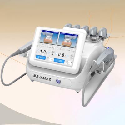 China Ultramax 7D HIFU Beauty Machine Double Control 7 Cartridge For Body Slimming for sale