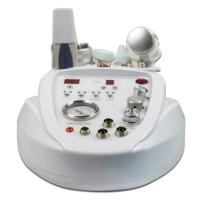 China Mini 5 In 1 Hot & Cold Hammer Micro-Crystal Dermabrasion Skin Cleansing Machine With Ultrasonic Skin Scrubber for sale