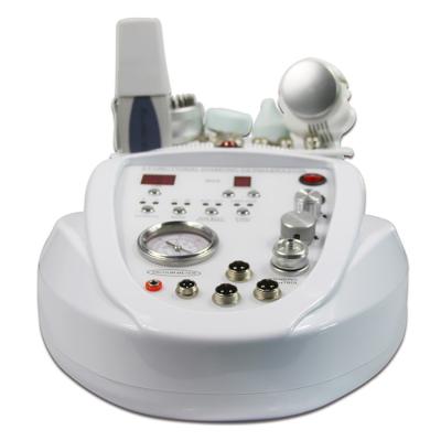 China Mini 5 In 1 Hot & Cold Hammer Micro-Crystal Dermabrasion Skin Cleansing Machine With Ultrasonic Skin Scrubber for sale
