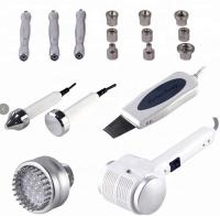 China Mini 5 In 1 Hot & Cold Hammer Micro-Crystal Dermabrasion Skin Cleansing Machine With Ultrasonic Skin Scrubber for sale