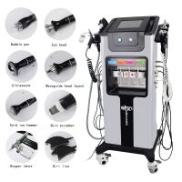 China Vertical 8 Handles Hydrafacial Beauty Machine 8 in 1 Oxygen Girl Line Lifting for sale