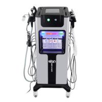 China Vertical 8 Handles Hydrafacial Beauty Machine 8 in 1 Oxygen Girl Line Lifting for sale