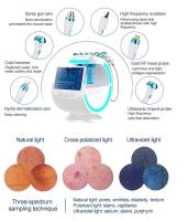 China 7 in 1 Smart Ice Blue Skin Management Device with Skin Anaysis system for sale