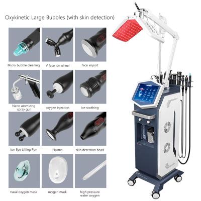 China Korea 13 In 1 Oxygen PDT Skin Rejuvenation Plasma Water Aqua Peeling Hydrodermabrasion Machine With Skin Analysis for sale