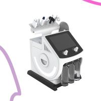 China Oxygen Hydrafacial Beauty Machine Exfoliating Blackheads Ultrasonic Skin Scrubber for sale