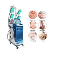 China RF Cavitation Vacuum Cryolipolysis Slimming Machine Fat Removal With Lipo Laser Pads for sale