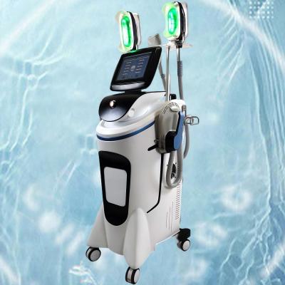 China 3 Handle Electro Cryolipolysis Slimming Machine Vacuum Fat Freezing Cavitation for sale