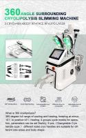 China Portable Cryo 360 Lipo Laser Body Sculpting Machine Cavitation RF Vacuum for sale