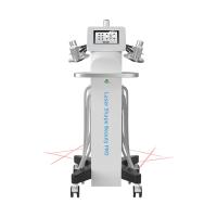 China Multifunction 4 semiconductor water circulation freezing plates 635nm 6D Laser Red light theray ems slimming machine for sale