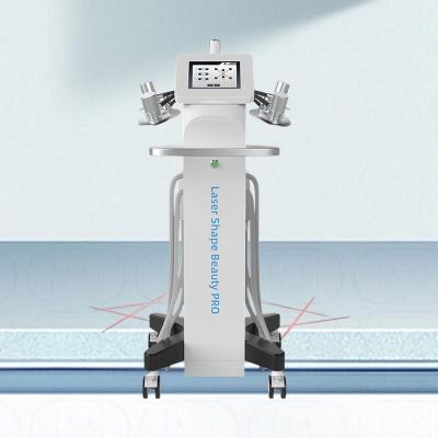China Multifunction 4 semiconductor water circulation freezing plates 635nm 6D Laser Red light theray ems slimming machine for sale