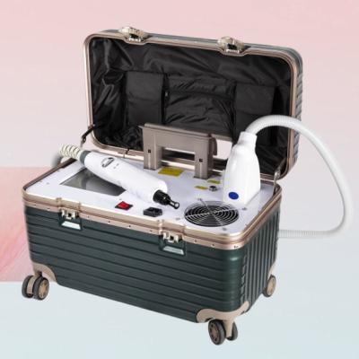 China Q Switched Nd Yag Laser Tattoo Removal Machine Pull Rod Non Invasive 1064 532nm for sale