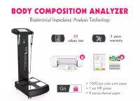China Digital Body Fat Inbody Skin Analyzer Machine Intelligent Multi Frequency With Printer for sale