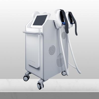 China 4 Handles Air Cooling System EMT HIEMT Body Slimming Muscle Building Fat Burning Machine for sale