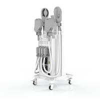 China Vertical Hiemt EMS Electric Muscle Builder Machine Electromagnetic 4 Handles for sale