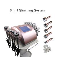 China 40khz Vacuum RF Ultrasonic Cavitation Slimming Machine Bipolar Lipo Laser 6 In 1 for sale