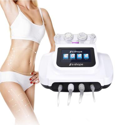 China Portable 30k UltrasonicCavitation Beauty Machine 4 In 1 Rf Vaccum Skin Tightening for sale