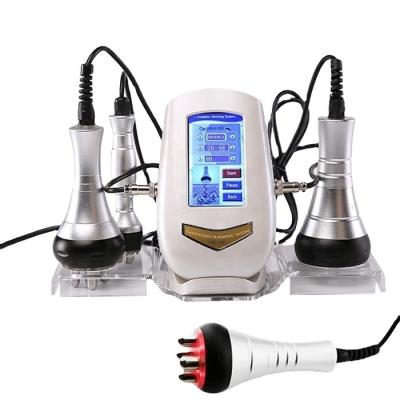China Mini Fat Blasting Cavitation Beauty Machine 3 In 1 40K Multipolar RF Machine for sale