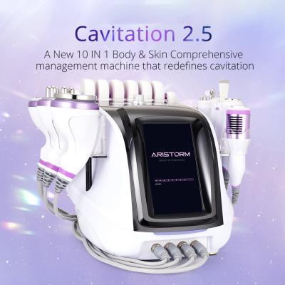 China 10 In 1 RF Cavitation Beauty Machine 40K Skin Rejuvenation For Face And Body for sale