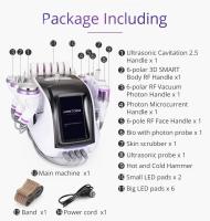 China 10 In 1 RF Cavitation Beauty Machine 40K Skin Rejuvenation For Face And Body for sale