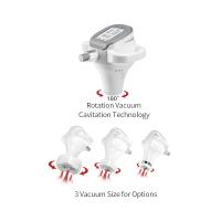 China 180° Rotating 40Khz Cavitation RF Vacuum Slimming Machine Negative Pressure for sale