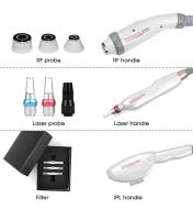 China Nd Yag RF E Light Laser Hair Removal Machine IPL Wrinkle Pigment Tattoo Removal for sale