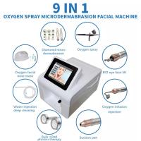 China Facial Microdermabrasion Machine Multifunction 9 In 1 Skin Inject Oxygen for sale