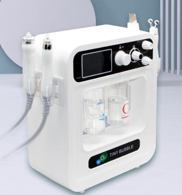 China 4 In 1 Hydra Dermabrasion Tiny Bubble Cleaning Machine H2O2 Face Peeling for sale
