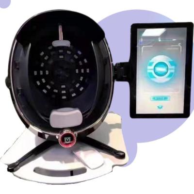 China Portable Digital Mirror Ai Intelligent Facial Skin Scanner Skin Moisture Oil Tester for sale