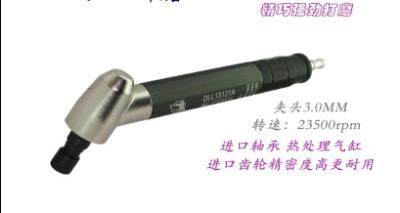 China 45° Pneumatic Elbow Grinder for Robot Arm - 52,500 RPM with 3.0mm Chuck for Metal Grinding and Mirror Polishing for sale