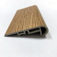 China SPC Laminate Flooring Stair Nose Molding 55*18mm for sale