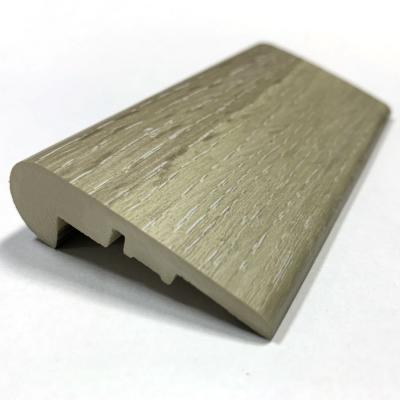 China Anti Slip WPC 55*18mm Flooring Stair Nose for sale