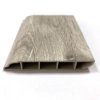 China Thickness 15mm Grey Laminate SPC Skirting Board for sale
